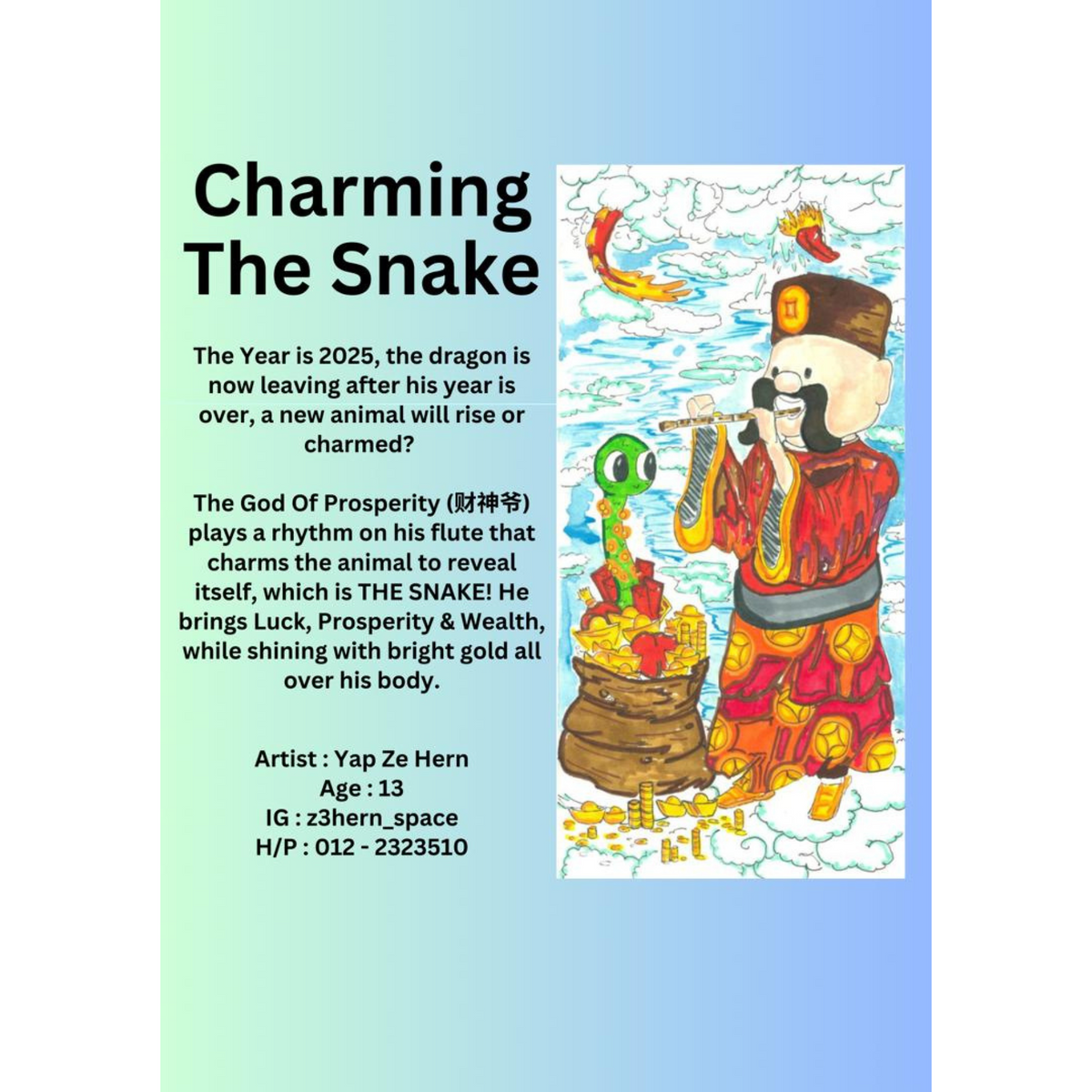 Charming The Snake (Angpow Packet) — ACE EdVenture Market Store