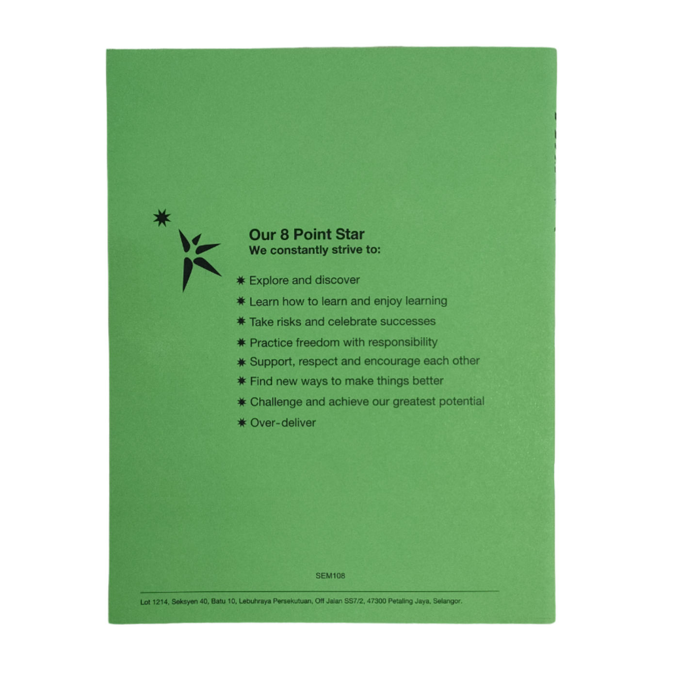 Sri Emas Medium Square Exercise Book A5 — ACE EdVenture Market Store